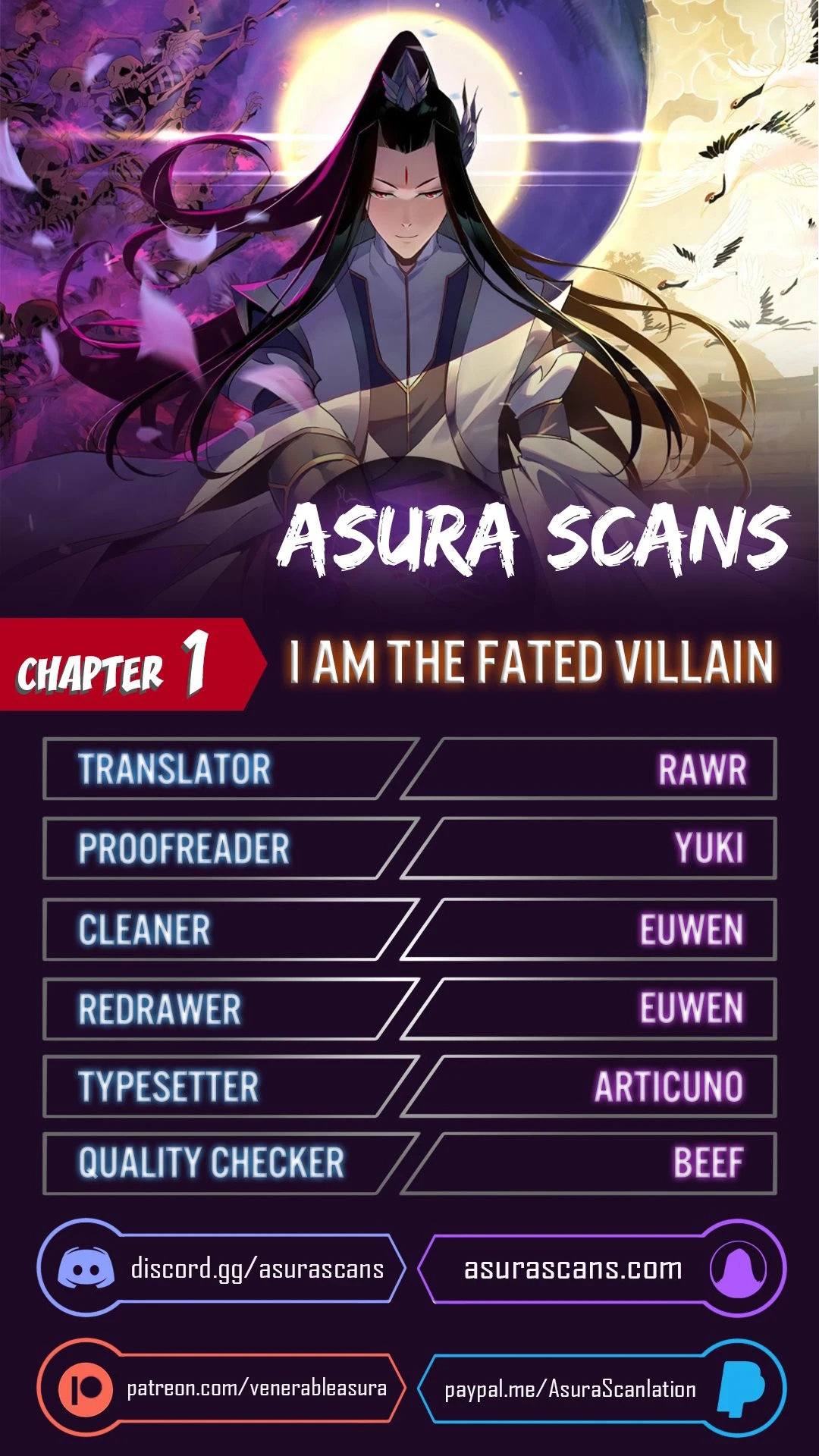 I Am the Fated Villain Chapter 1 - Read Online | Asura Scans